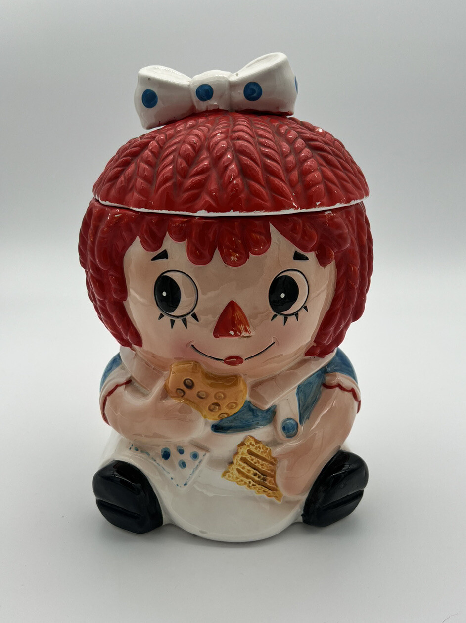 Vintage Rare 1950s Napco Japan Import Ceramic Raggedy Ann Cookie Jar/Collectable | eBay
