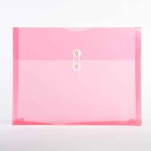 Filexec Poly Envelope Button String Closure Side Load Red Letter School ...