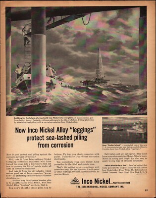 1955 Vintage ad The International Nickel Co. Inco Nickel Art Ship 03/10 ...