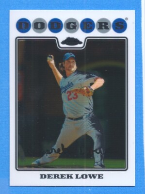 2008 Topps Chrome #108 Derek Lowe Dodgers | eBay