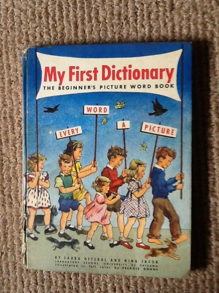 MY FIRST DICTIONARY EX+++ 1948 illustrated by Pelagie Doane | eBay