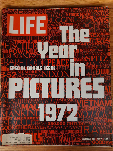 LIFE MAGAZINE 1972 The Year in Pictures Special Double Issue LAST ...