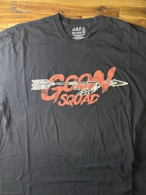This Is A Black OAF Nation Goon Squad T-shirt Featuring An Arrow Size ...