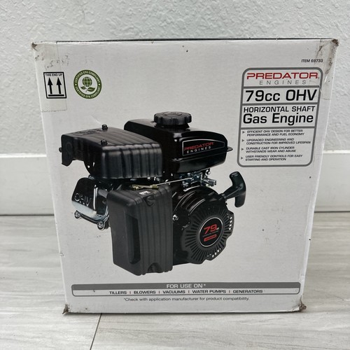 Predator 79cc OHV 3hp Horizontal Shaft Gas Engine Blowers Vacuums Water ...
