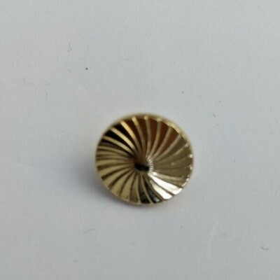 Goldtone Round Button - 11 mm .4 inch Dill Buttons | eBay