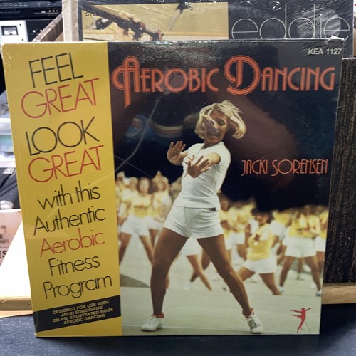SEALED Jacki Sorensen Aerobic Dancing LP Kimbo Educational Records KEA ...