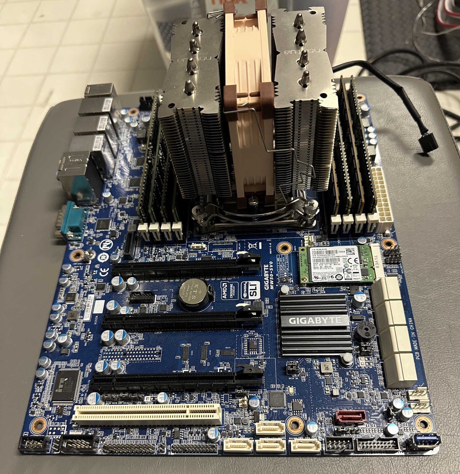 Gigabyte MW50-SV0 Server Motherboard CPU Intel Xeon E5 2620 V3 | eBay.de