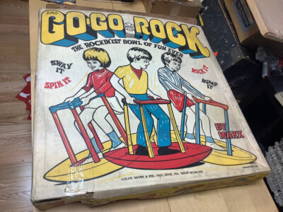 GO-GO ROCK -- in box -- MARX rare indoor/outdoor toy - 1969 -- big ...
