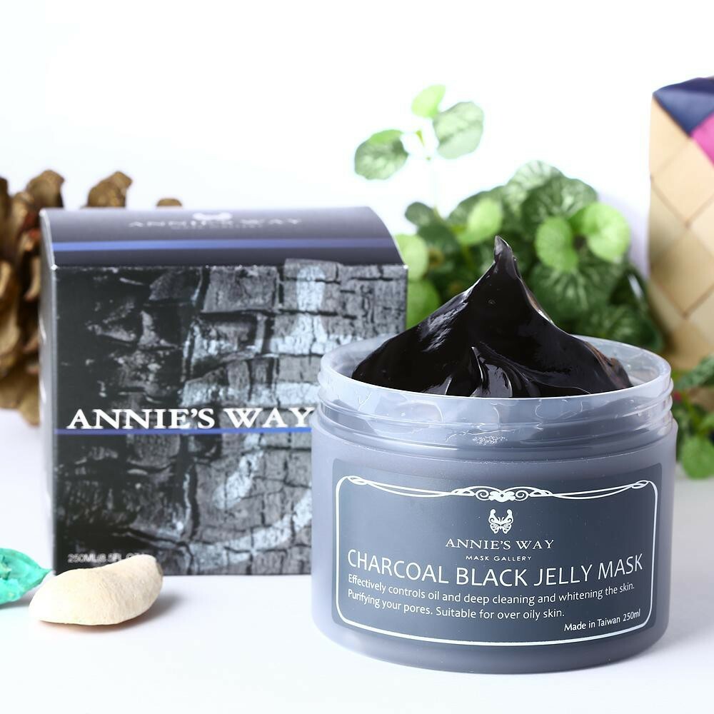 ANNIE'S WAY Charcoal Black Oil Control Deep Cleans Jelly Facial Mask ...