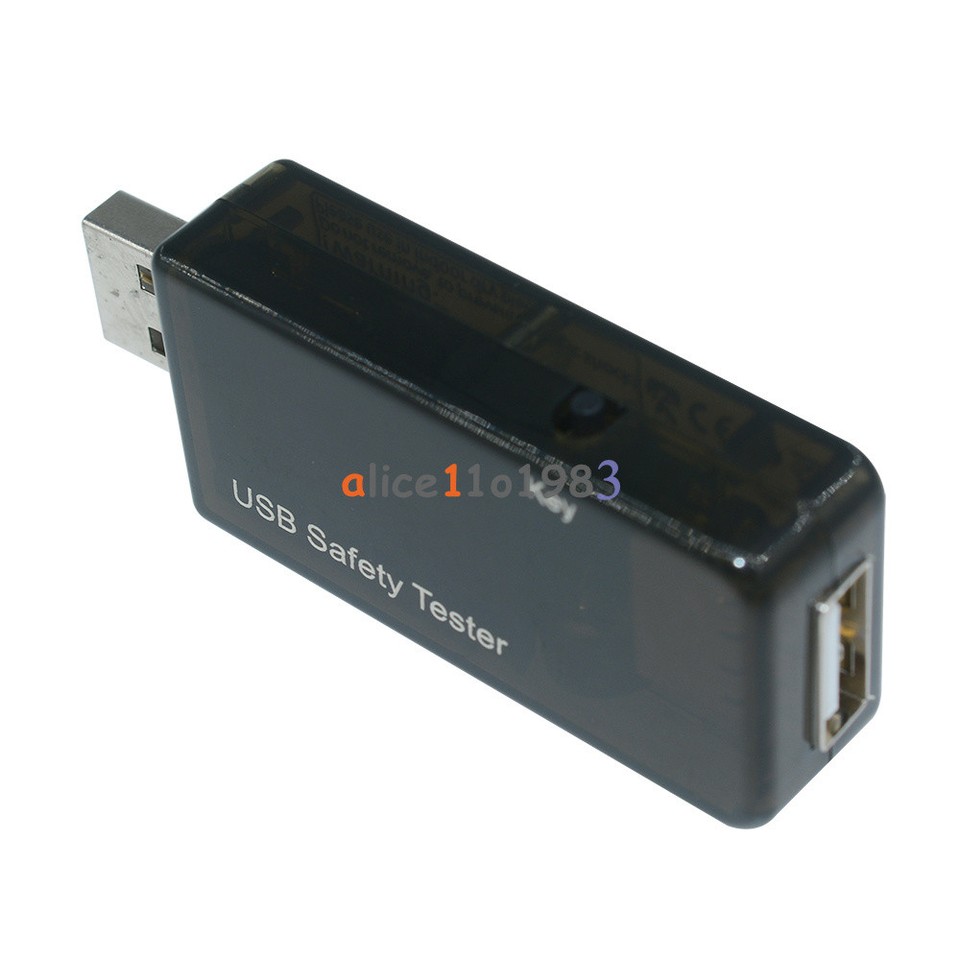 LCD USB Detector Voltmeter Ammeter Power Capacity Tester Power off ...