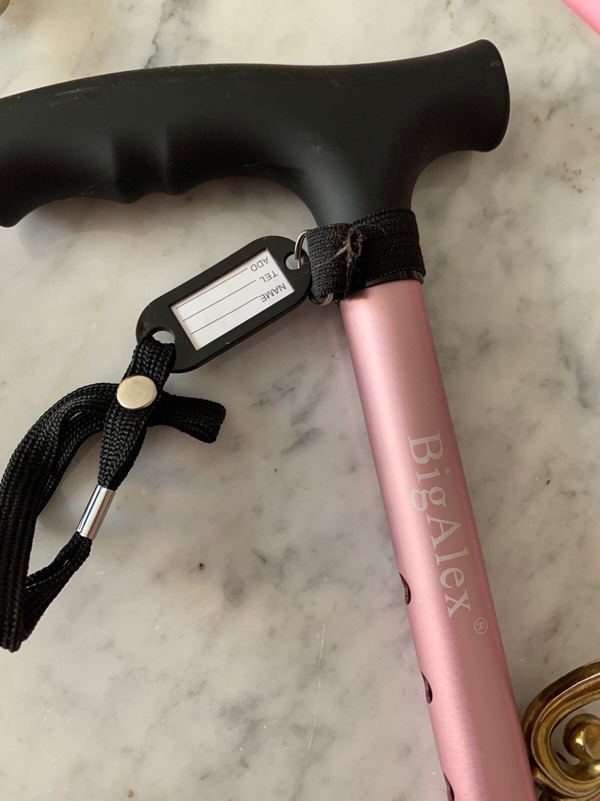 Sparkling Pink Cane. Adjustable. Does Not Fold. Diamanté. Must Have ...