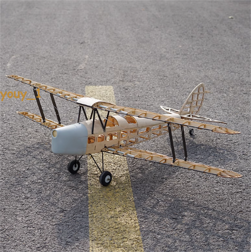 102cm DIY Havilland DH 82 Tiger Moth Wood Plane Airplane Kit Wingspan ...