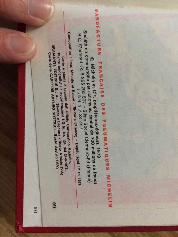 1979 Michelin Italia book Hardcover | eBay