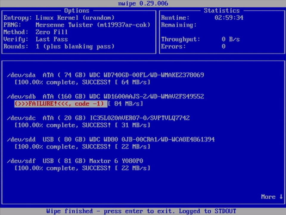 HDD Hard Drive Permanent Disk Eraser - Wipe Your Data Secuely - DOD ...