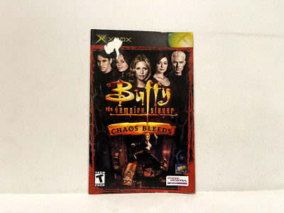 Buffy Vampire Slayer Chaos Bleeds Original Xbox Manual Only Authentic ...