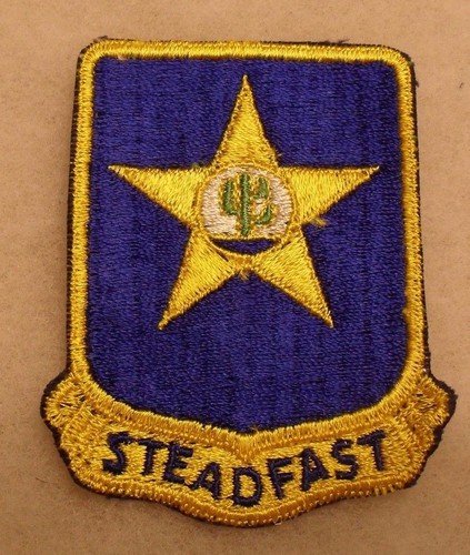1950/1960'S ARMY PATCH 409TH INF RGT KANSAS NG UNIT "STEADFAST" POCKET ...