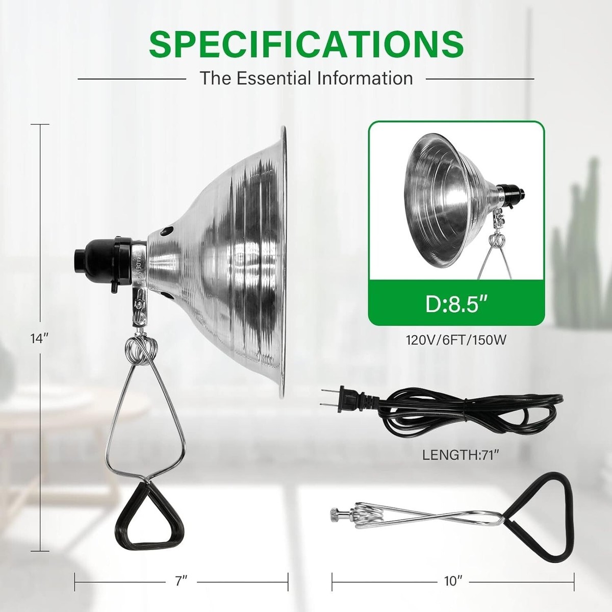 Aluminum Clip Light Fixture