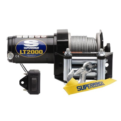 Superwinch LT2000 Winch 1120210 ATV Utility 2000 lb 12V Electric Winch ...