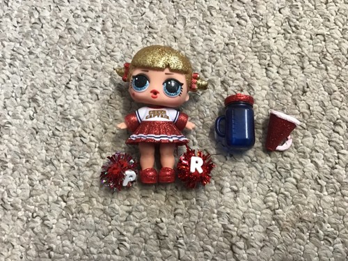 LOL Doll Cheer Captain Family Bundle Series 1 Lil Sis Pet Glitter ...