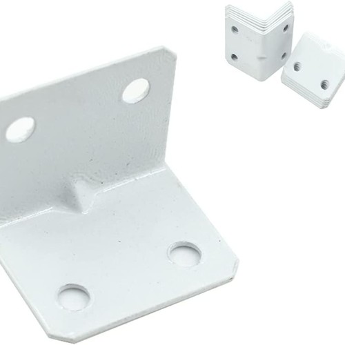 12Pcs 26x26x32mm L Shaped Angle Bracket Corner Brace Support White | eBay