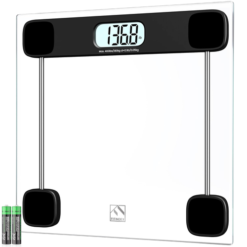 Bathroom Scale for Body Weight, Highly Accurate Digital Body Scale LED ...