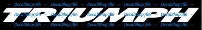 Triumph Boats - Outdoor Sports - Car/SUV/Truck Vinyl Die-Cut Peel N ...