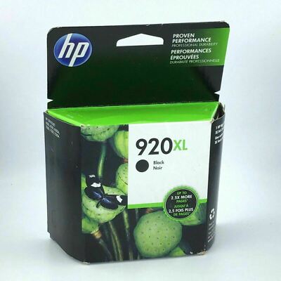 HP 920XL 920 Black Noir Ink Cartridge / Inkjet Printer Replacement ...