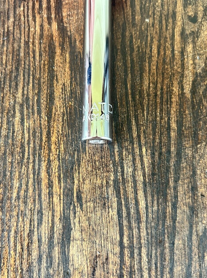 Matco Tools 1/4" Drive 7/16" 6 point Metric Chrome Extra Deep Socket ...