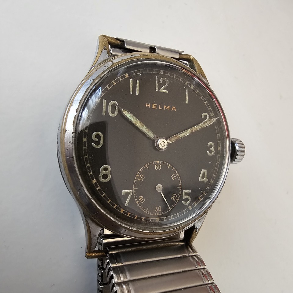 Vintage German Military DH WWII Helma Men's Watch | eBay UK