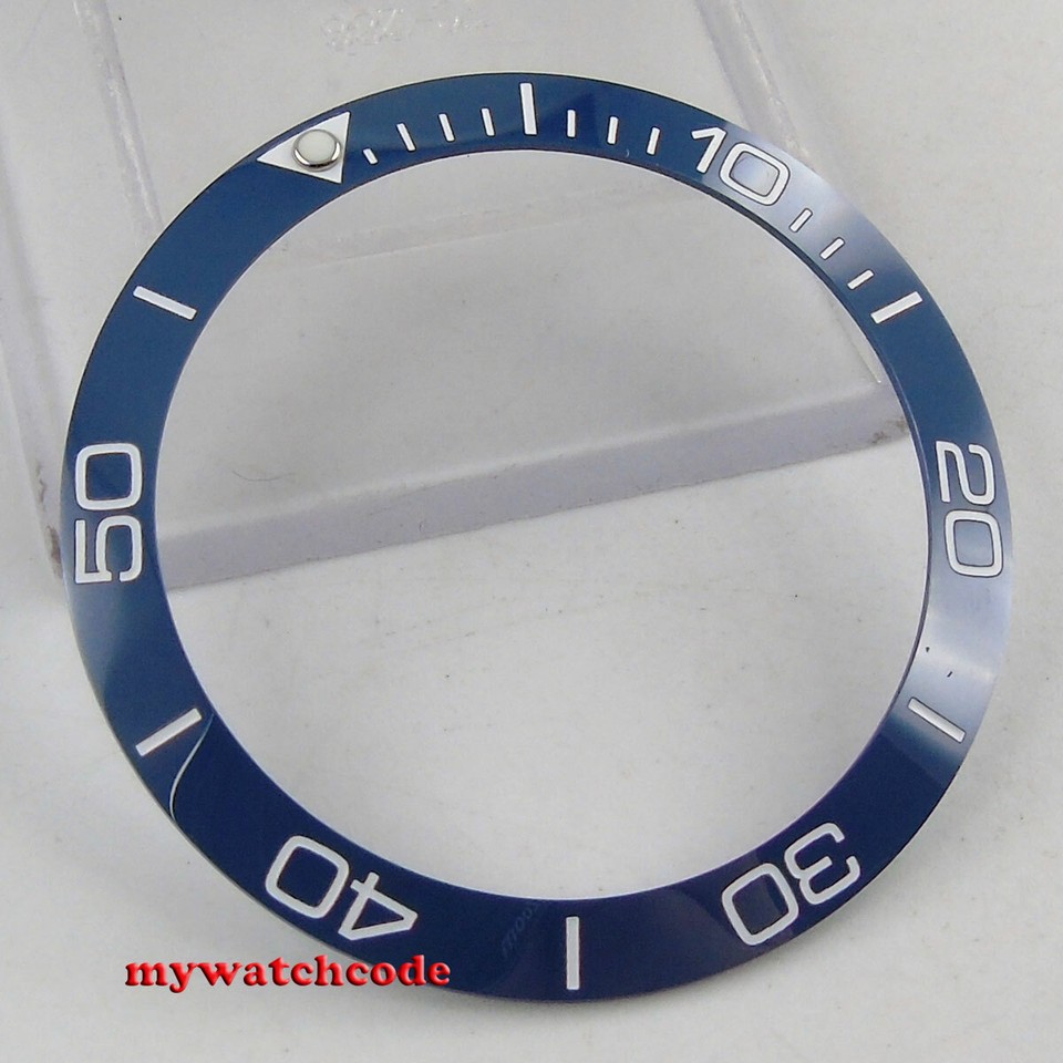 38mm black blue white green ceramic bezel insert for 40mm sub SKX 007 ...