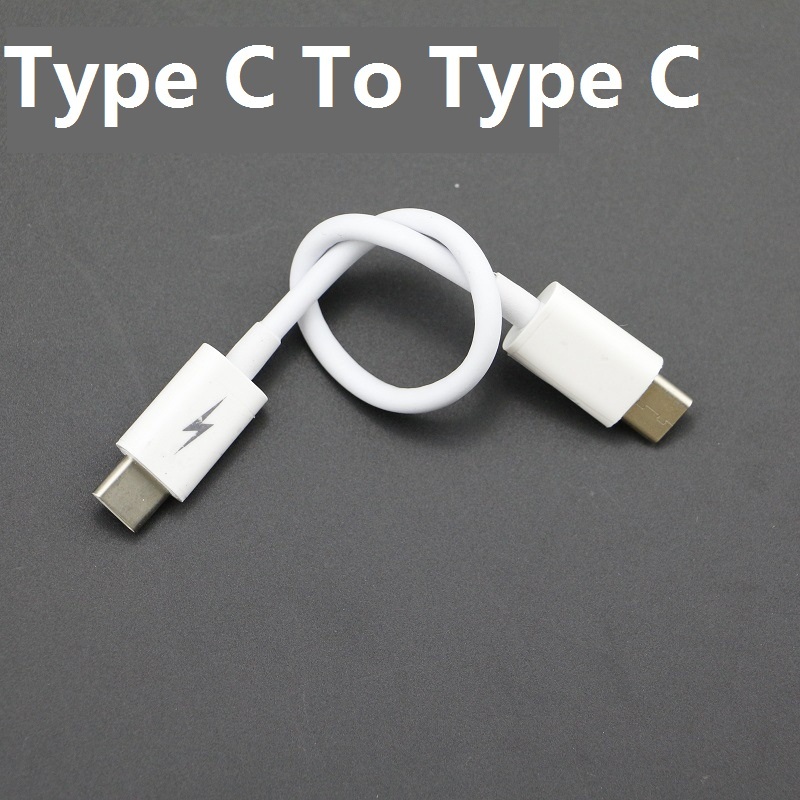 Short USB C Type c to type c Male to male Charger Cable For HUAWEI ...