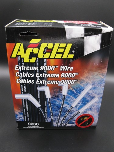 ACCEL 9060 Extreme 9000 Spark Plug Wire Set Stock Boot 8 Cyl Universal ...