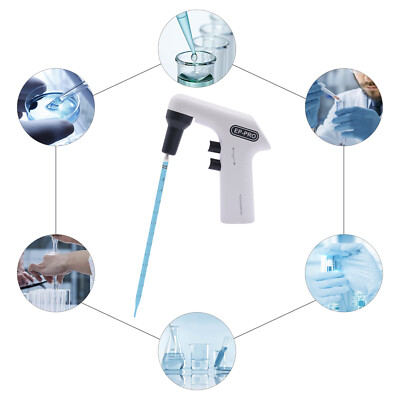 Electric Pipette Controller Laboratory 2 Drainage Modes 6-Gear ...