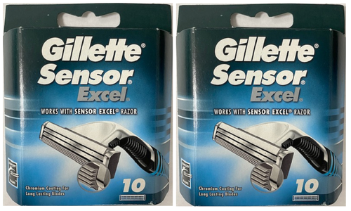 Gillette Sensor Excel Razor Blades - 20 Cartridges | eBay