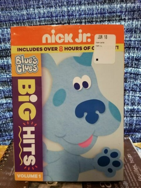 Blue S Clues Big Hits Volume 1 Dvd 8 Hrs Nick Jr Case Damage See Notes