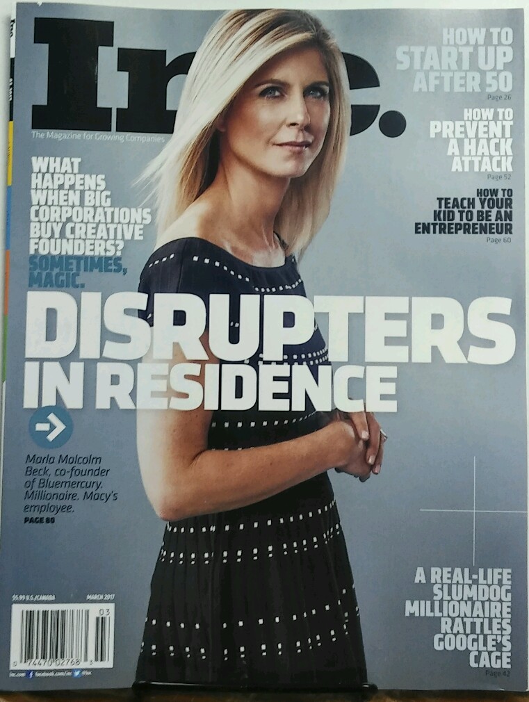 Inc March 2017 Marla Malcolm Beck Disrupters in Residence Money FREE ...