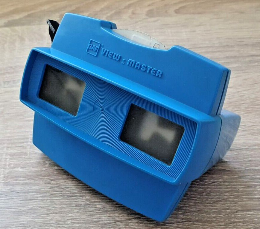 VINTAGE BLUE VIEWMASTER REEL VIEWER & PREVIEW REEL DRE63 O951 | eBay UK