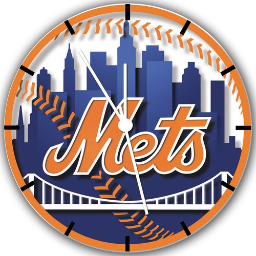 New York Mets Frameless Borderless Wall Clock Nice For Gifts or Decor ...