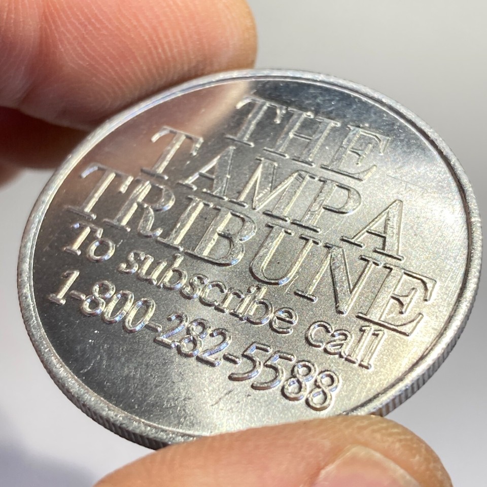 Universal Studios Florida Opening Token Coin 1990 Tampa Tribune ...
