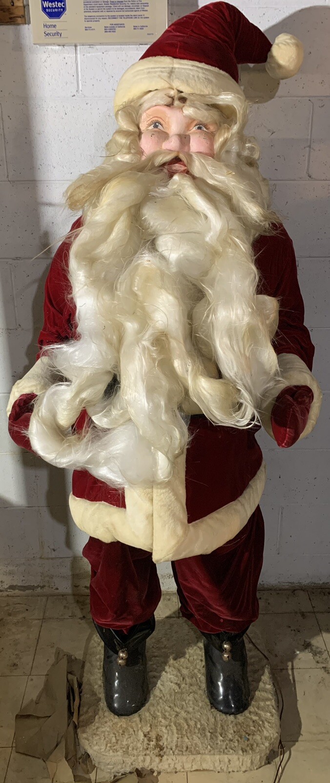 Vintage 1959 Harold Gale 66” Animated Mechanical Santa Claus Store ...
