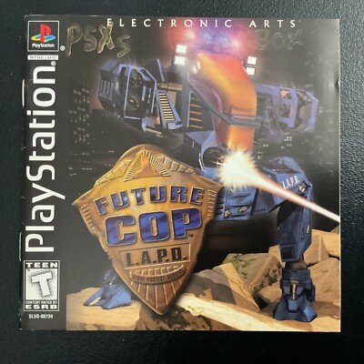 Future Cop L.A.P.D. PS1 Sony PlayStation Instruction Manual Only | eBay