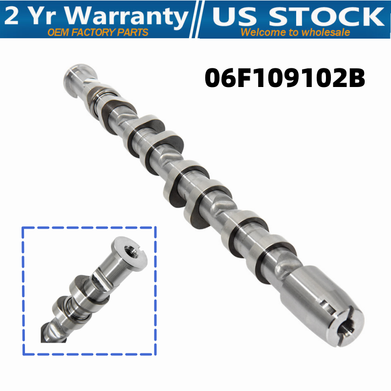 Exhaust Camshaft Cam 06F109102B For Audi A4 A6 TT VW Jetta EOS GTI AXX ...