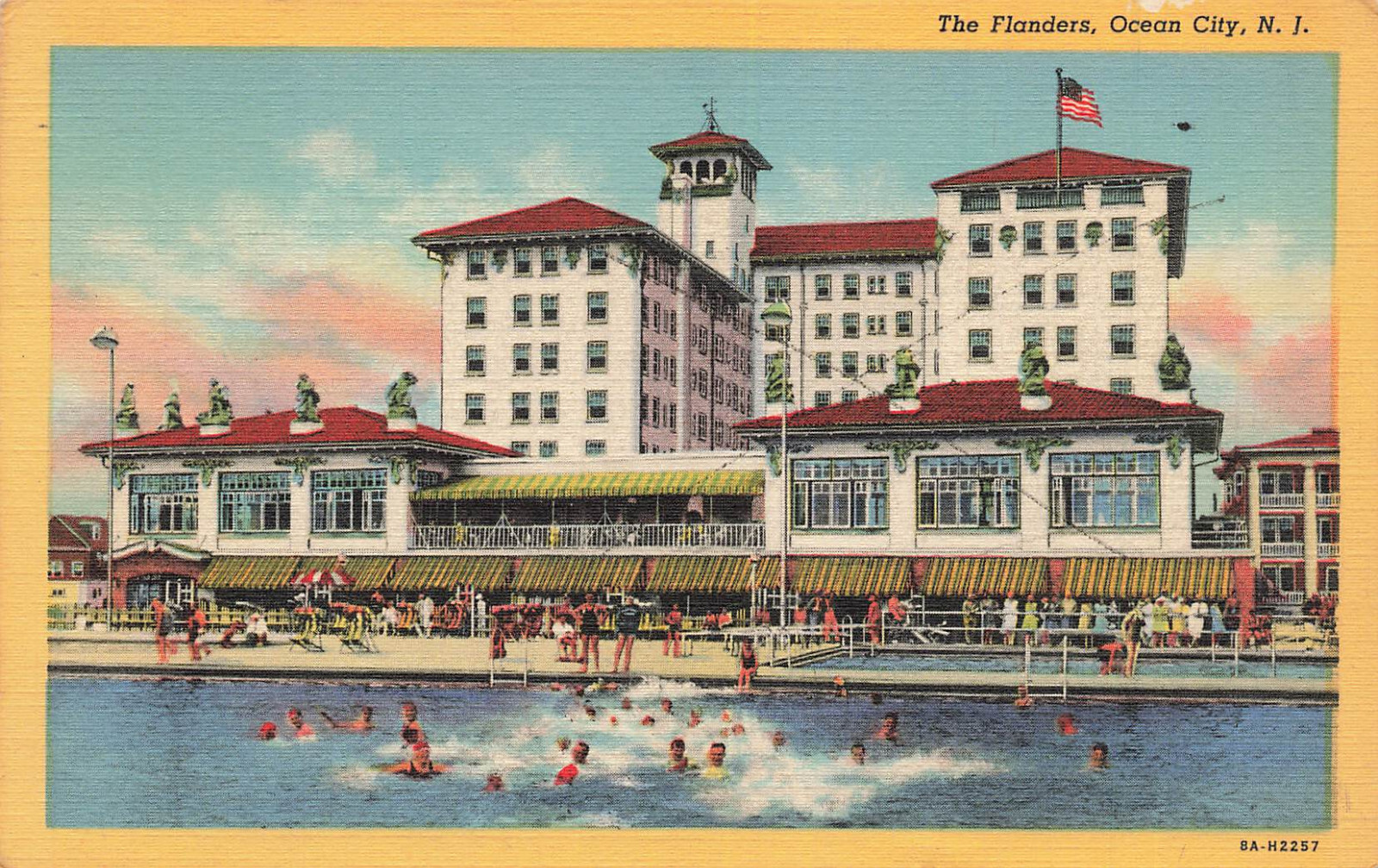 Postcard The Flanders Ocean City New Jersey | eBay