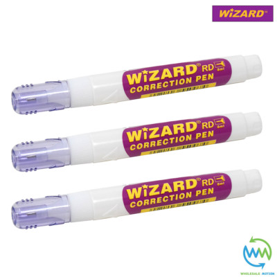 Wizard CORRECTION Pen WHITE Liquid 8ml Pocket TUBE Fluid FINE TIP ...