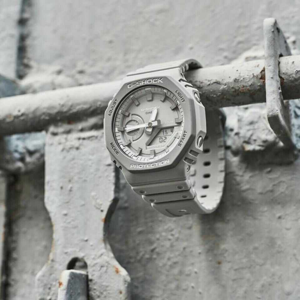 Casio G-Shock GA-2110ET-8A Carbon Core Guard Grey Casioak | eBay