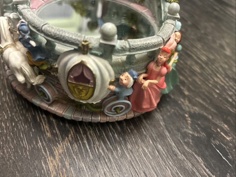 Disney - Cinderella Castle Dancing Music Box Figurine - So This Is Love ...