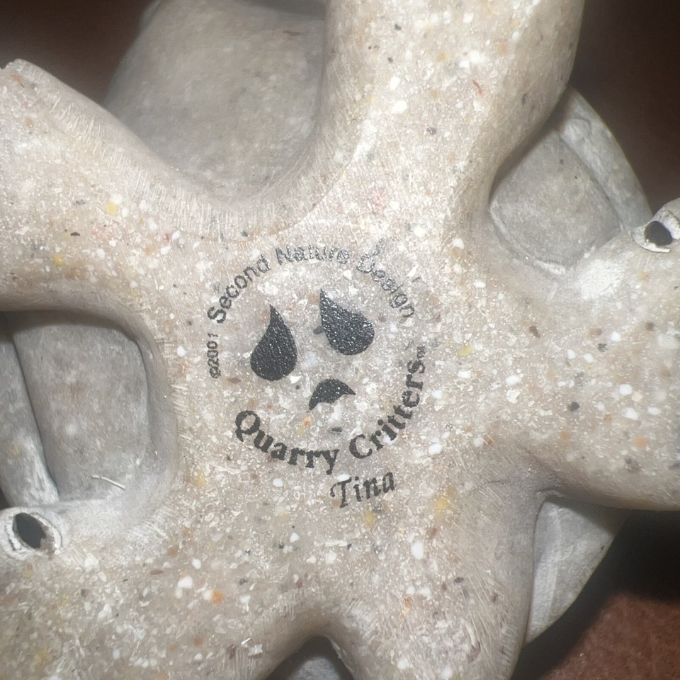 Quarry Critters Second Nature Design Trixy Tortoise Figurine | eBay