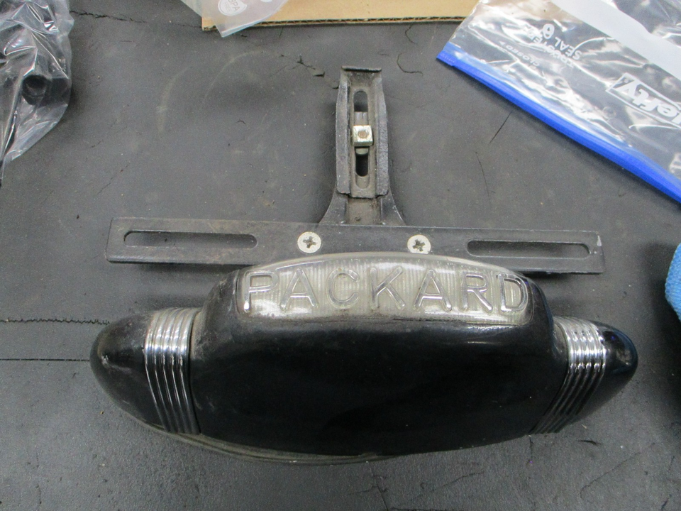 1938 39 Packard Trunk Mounted License Plate Light 1705 Series | eBay