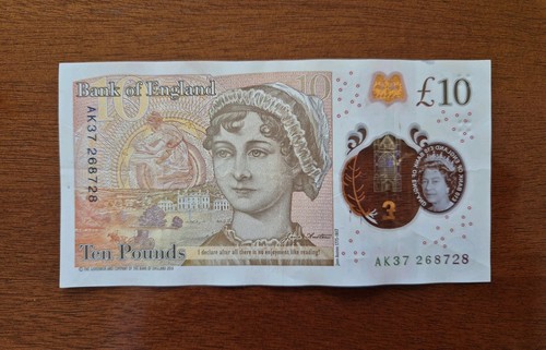 AK 47 UV light tested £10 Pounds QEII UK Banknote Jane Personalised ...