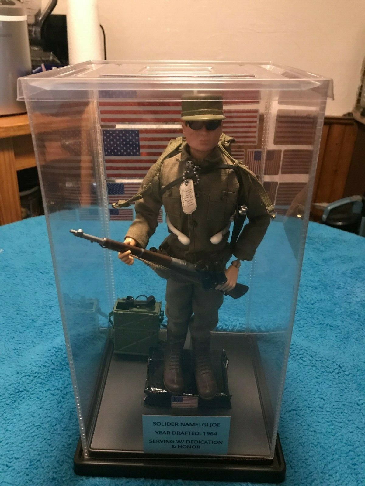 **1964 VINTAGE (ARMY INFANTRY) TALKING GI JOE IN FULL GEAR READY FOR ...